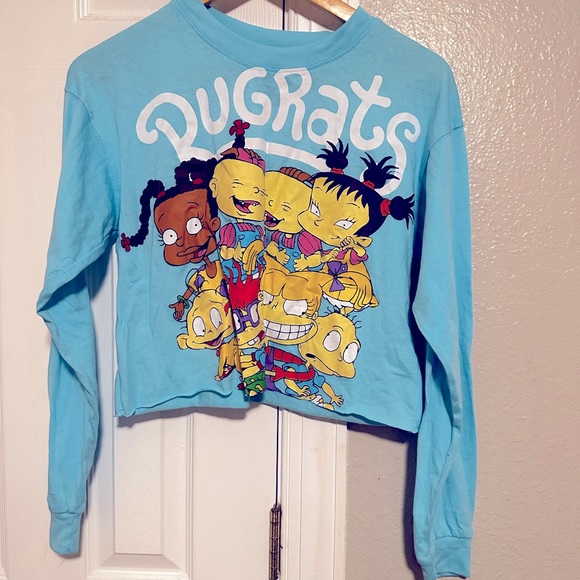 Nickelodeon | Tops | Rugrats Cropped Sleeved Tee | Poshmark